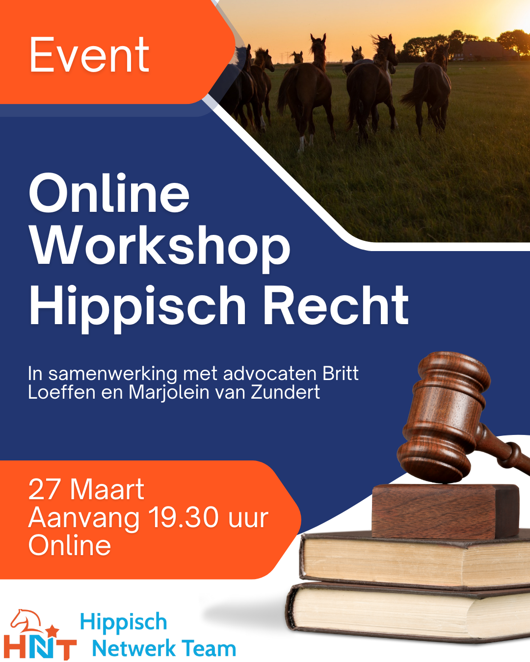 Online HNT Workshop: Hippisch Recht - Deelnemen op 27 maart 2025 ...